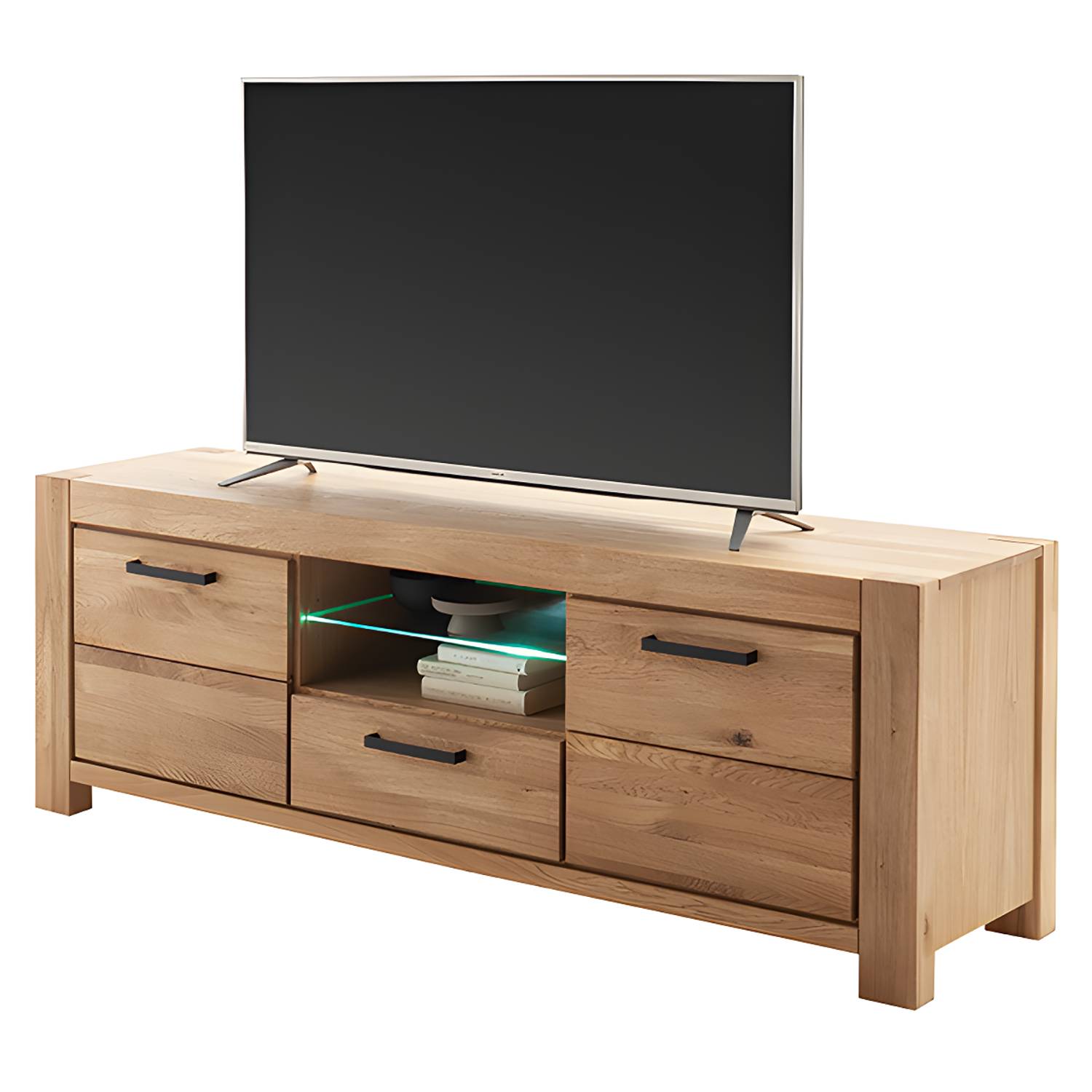 Meuble TV en bois massif Remau- 192cm | Je commande ! | home24