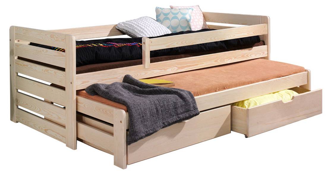 Kinderbett Mit Ausziehbett
