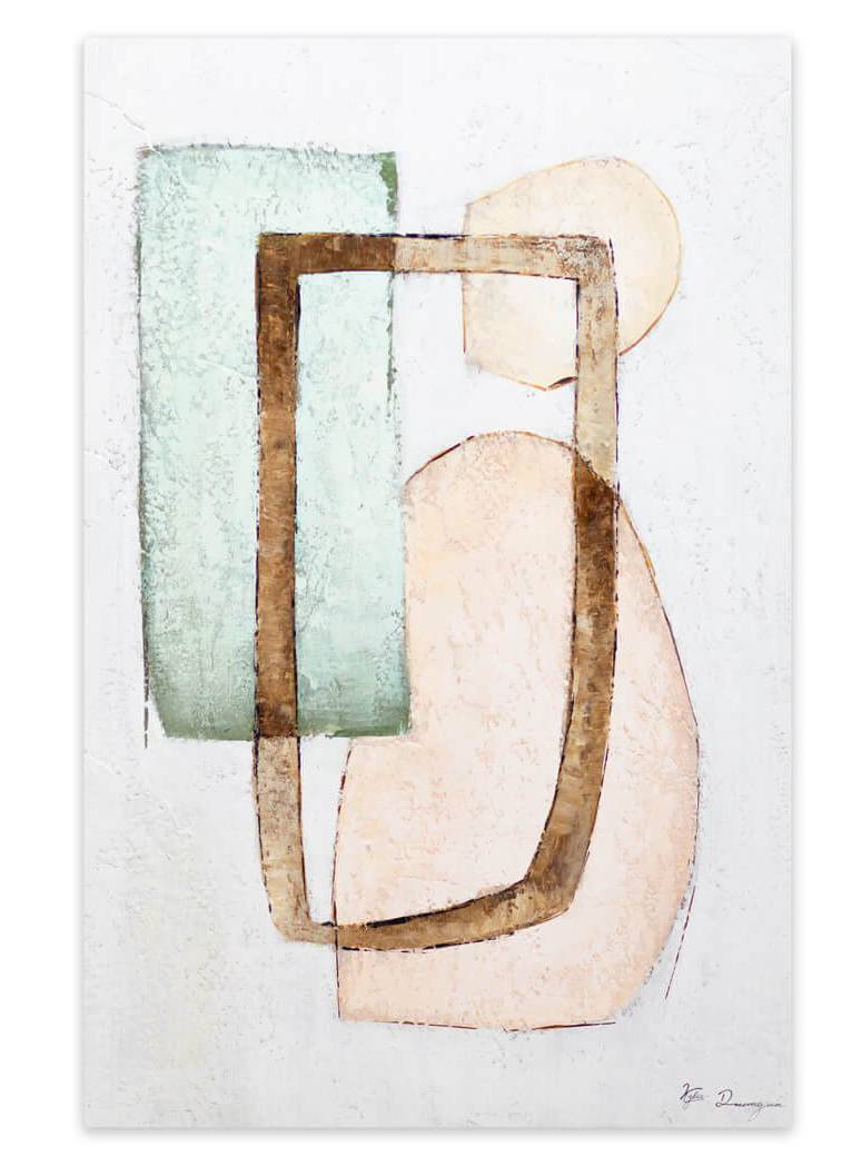 Tableau peint à la main Forme Géo | Je commande ! | home24