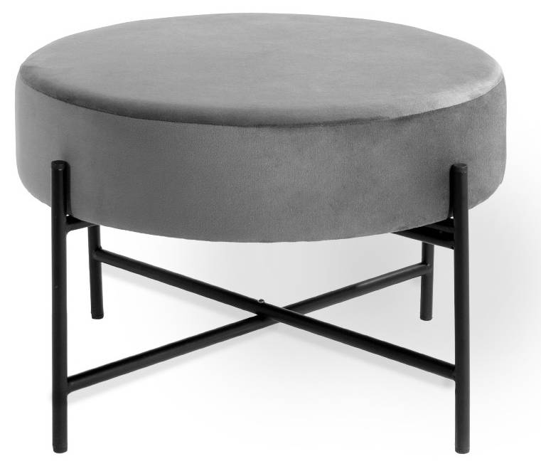 LIFA LIVING Samt Pouf Ø 55 cm kaufen | home24