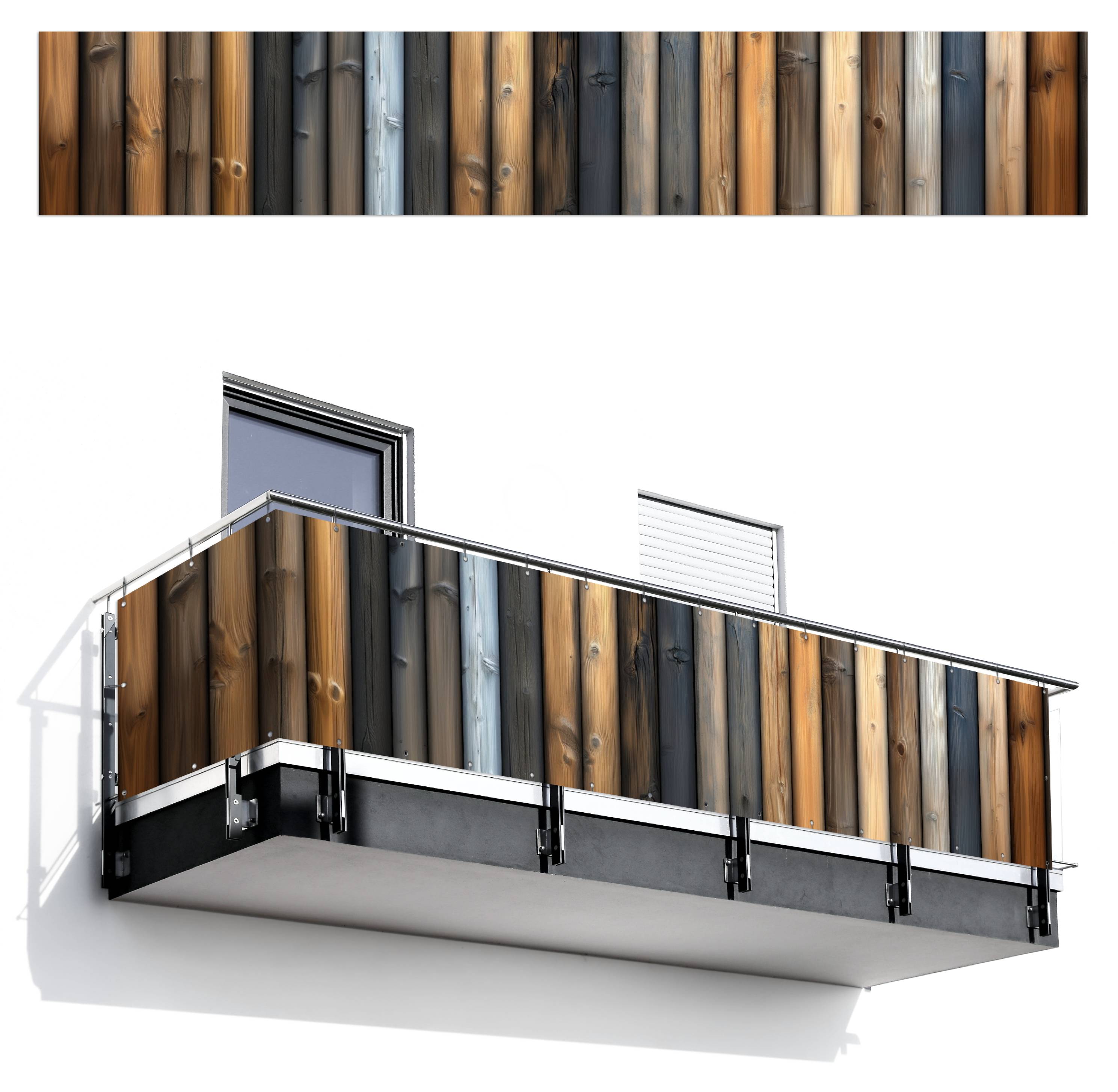BALKON-SICHTSCHUTZ Holzpaneele kaufen | home24