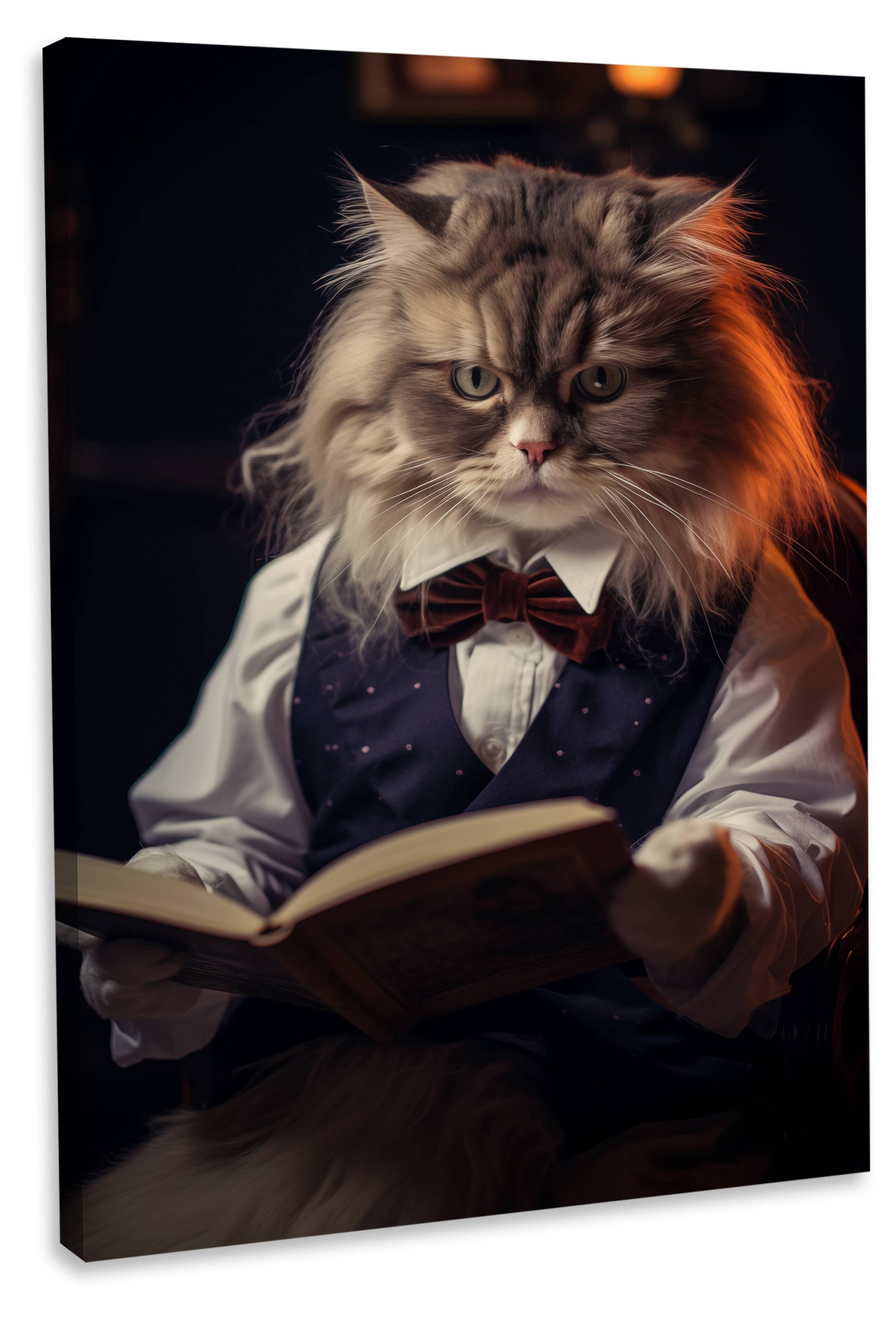 Leinwandbild Professor Cat kaufen | home24