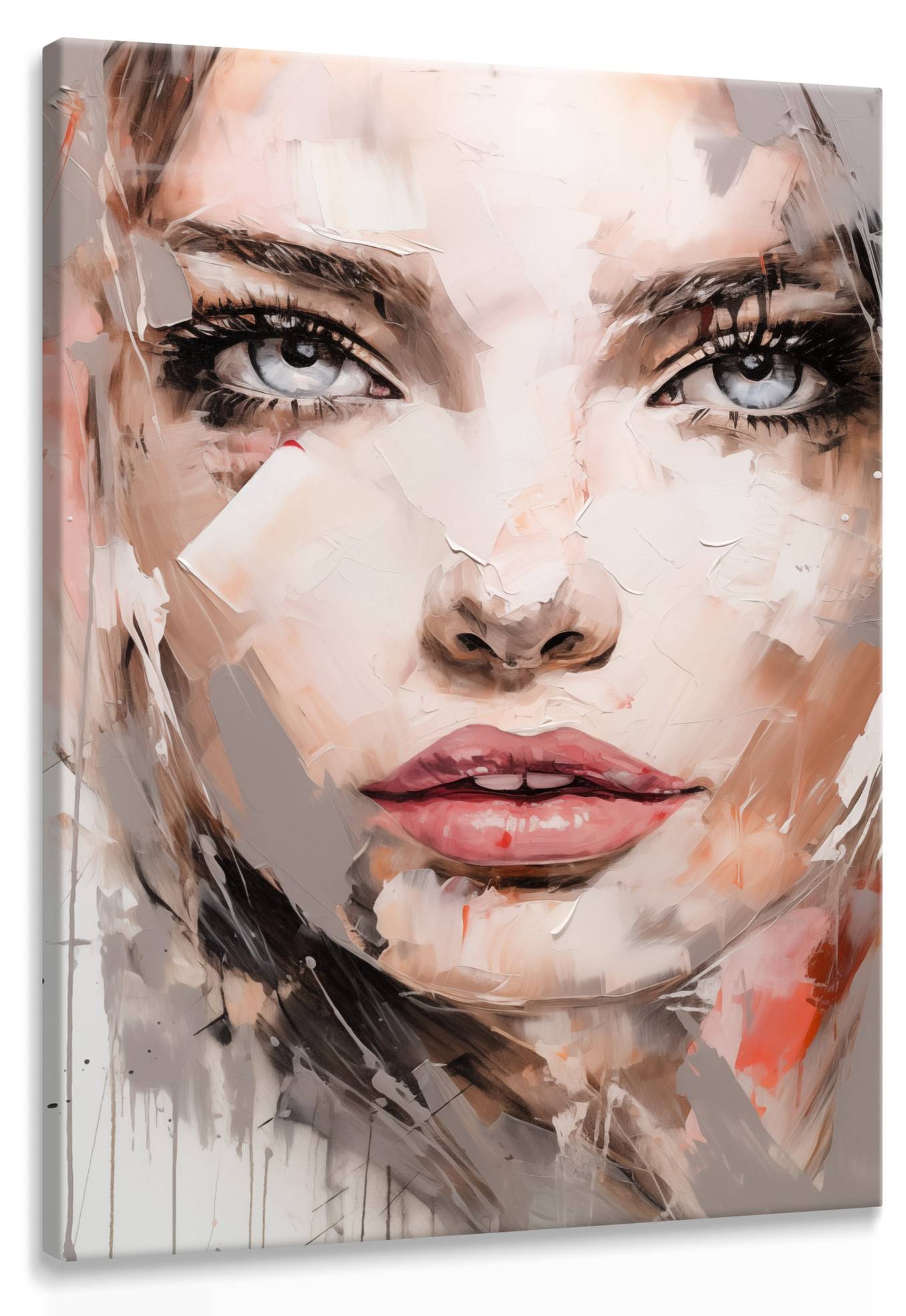 Tableau Canvas VISAGE Portrait Peinture | Je commande ! | home24