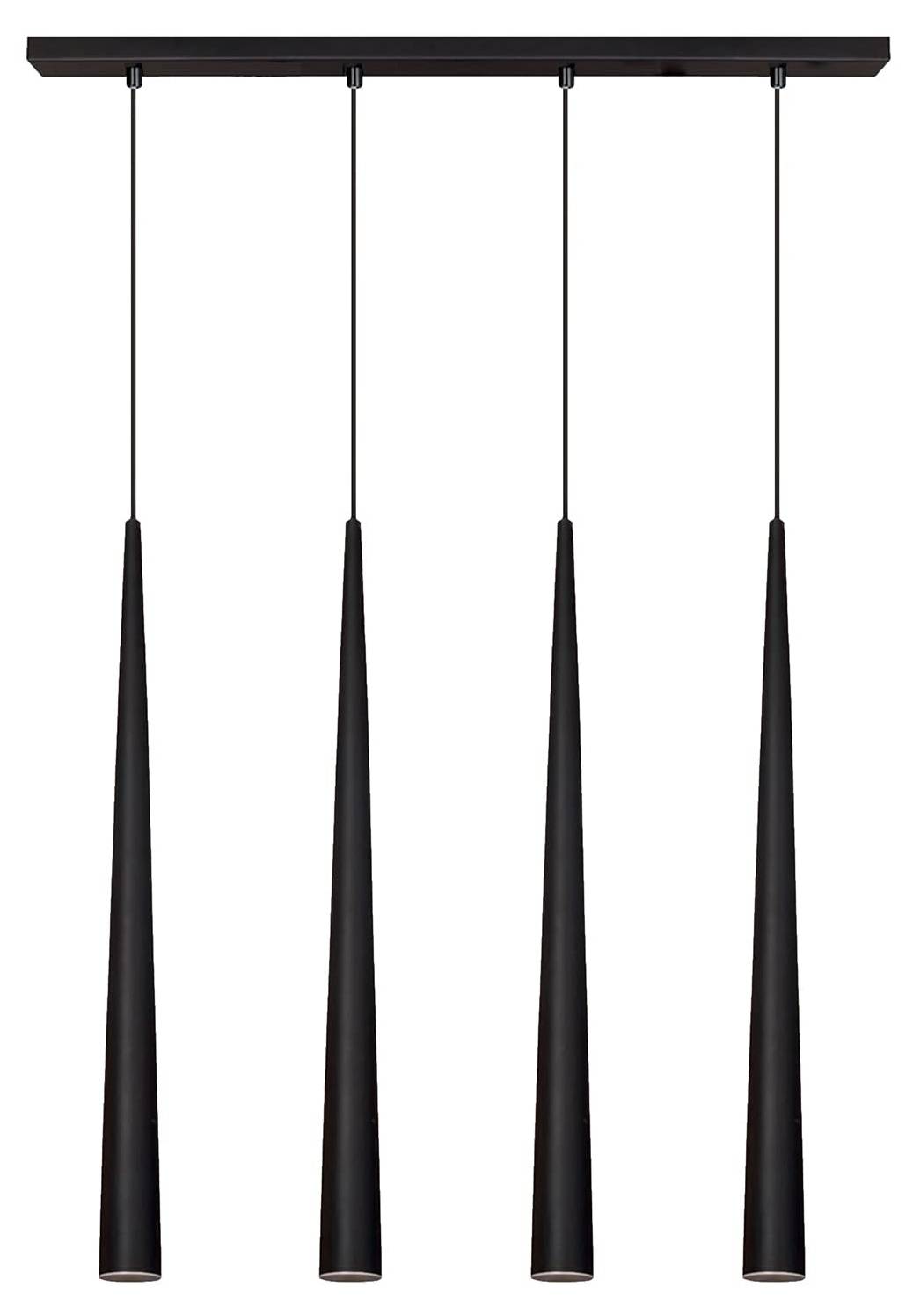 Hangelampe Metall Schwarz