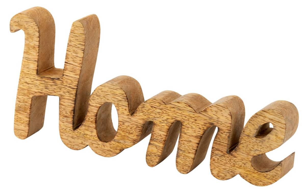 Schriftzug Home Holzfigur Deko Holz kaufen | home24