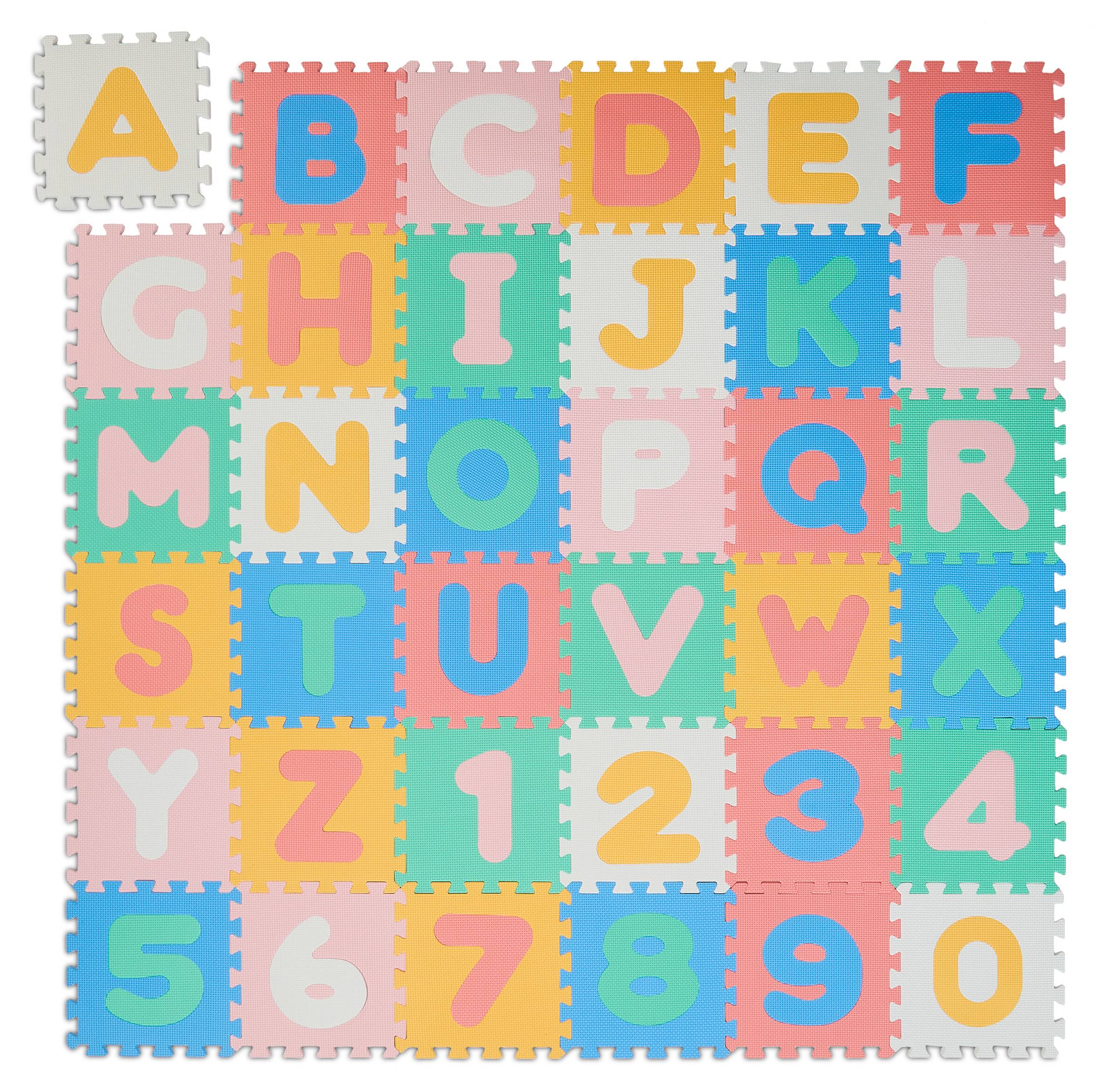 Bunte Puzzlematte ABC und Zahlen kaufen | home24