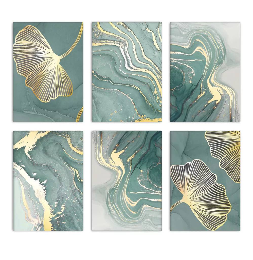 Mint Achat Gold Poster Set kaufen | home24