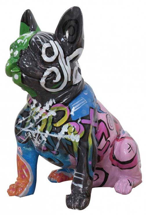 Statue chien bulldog en résine - FABIEN | Je commande ! | home24
