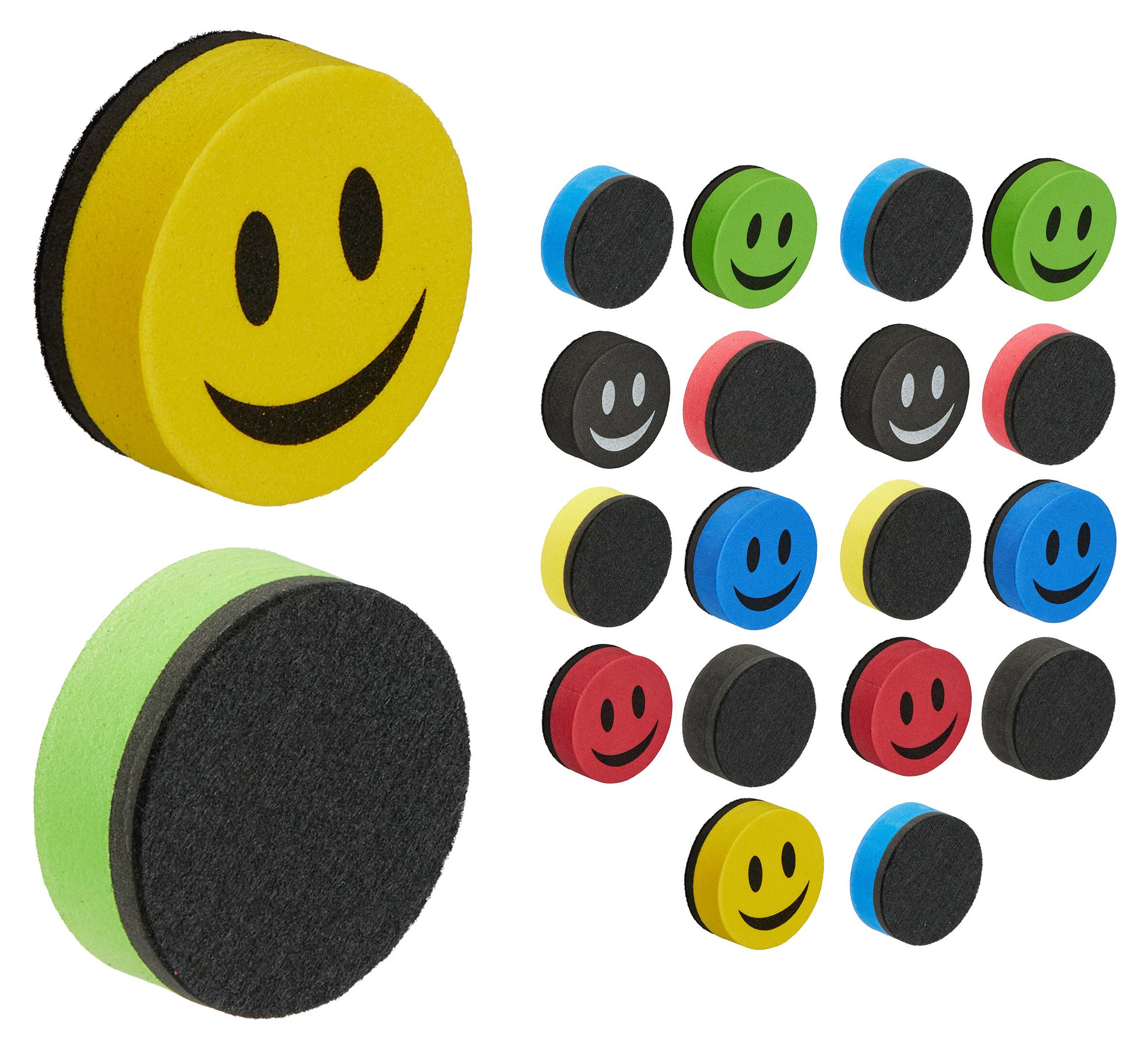 Whiteboard wissers smiley set van 20 kopen | home24