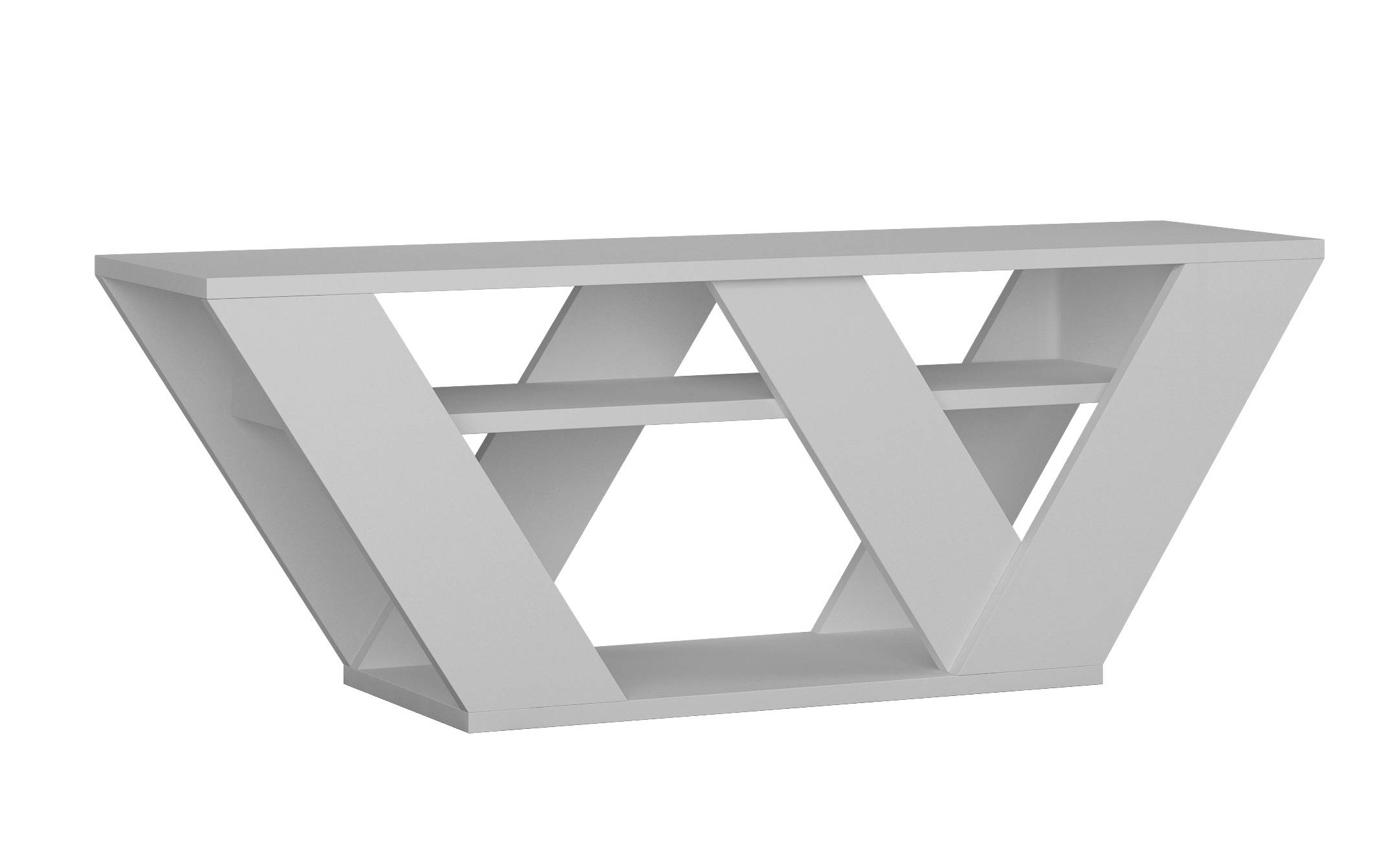 TV-Ständer PIPRALLA Lowboard Weiß kaufen | home24