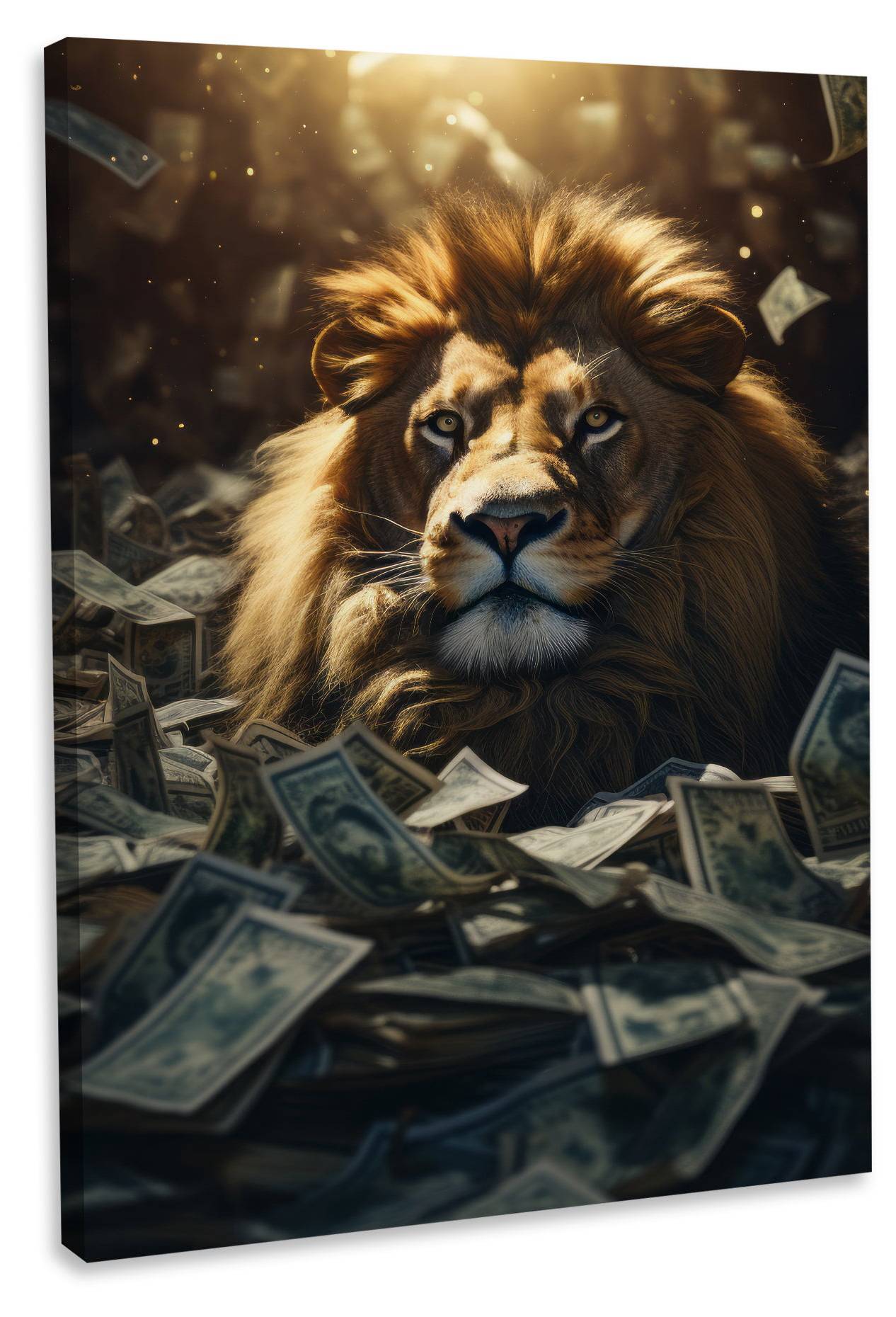 Leinwandbild Lion Rich kaufen | home24