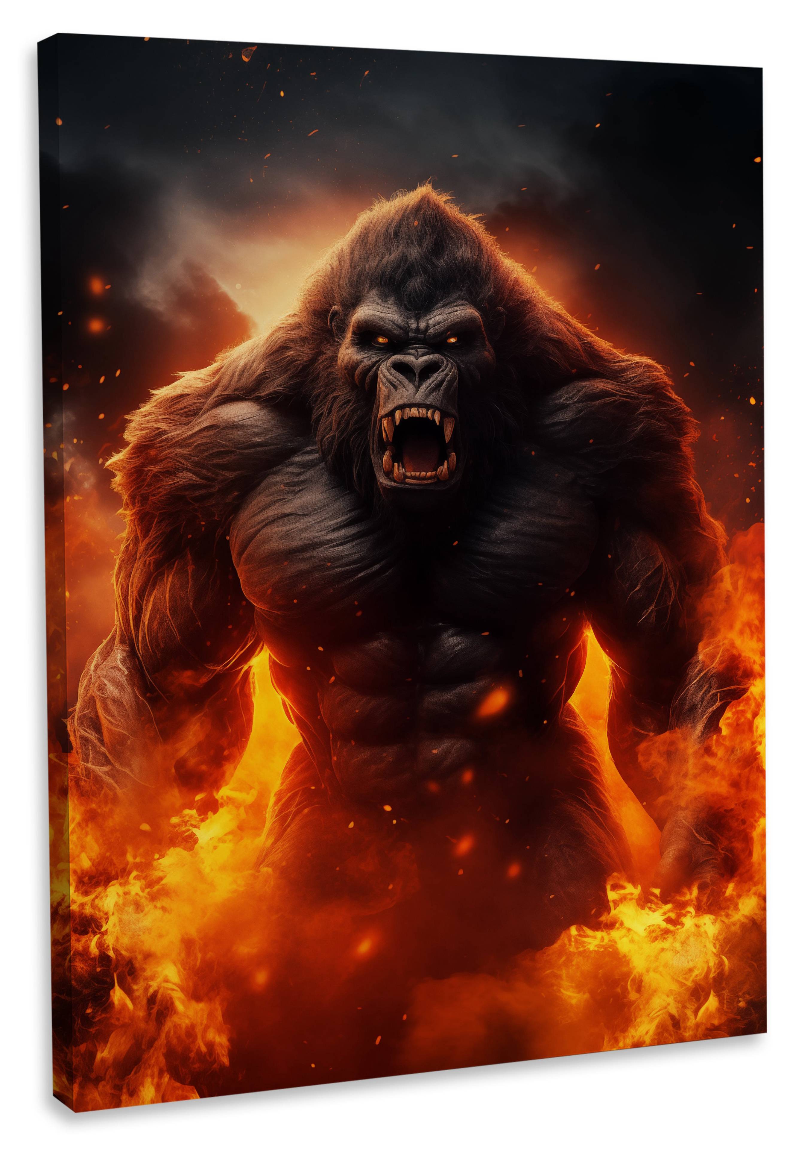 Leinwandbild Fire Ape II kaufen | home24