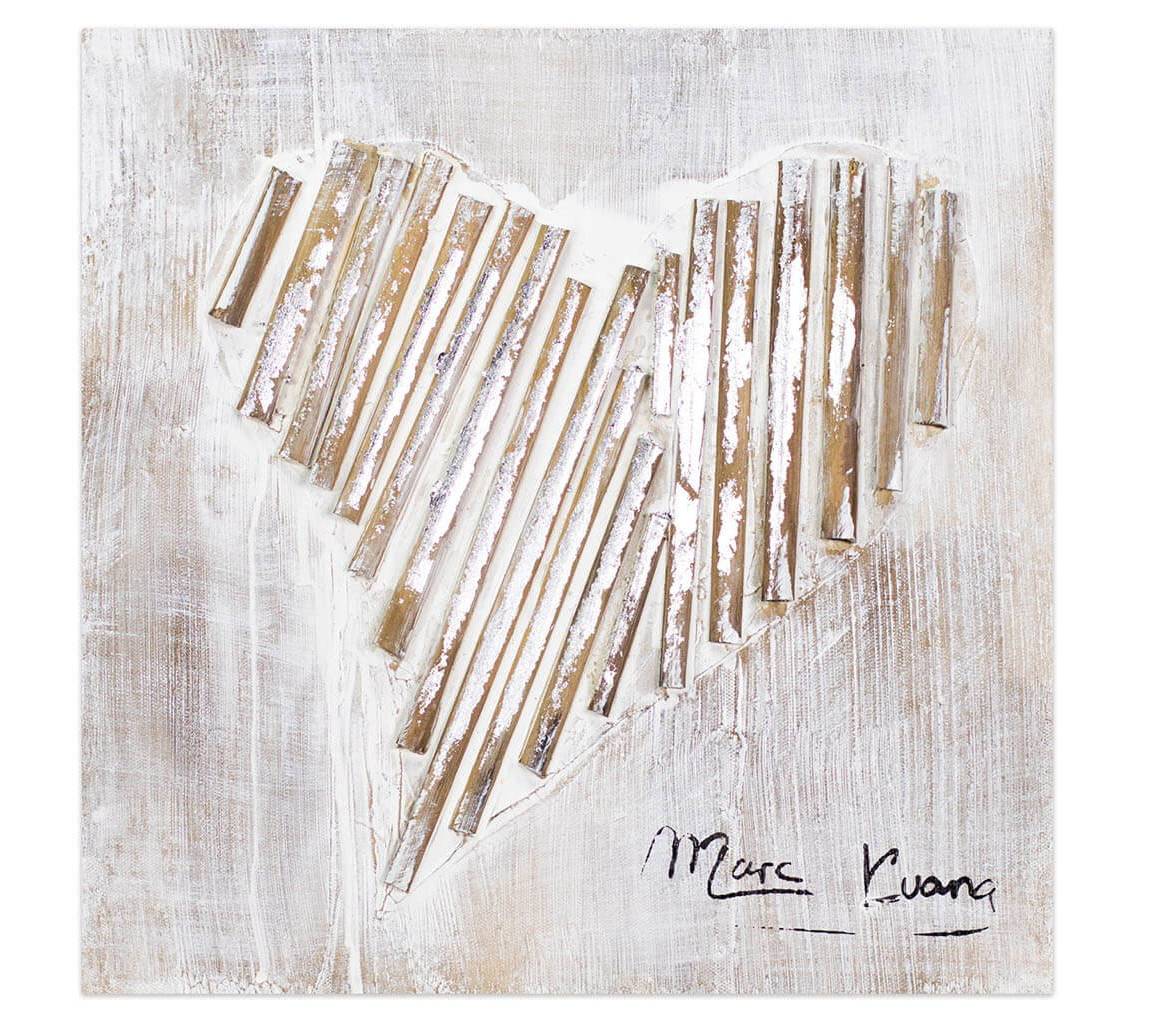 Tableau peint à la main Coeur déchiré | Je commande ! | home24