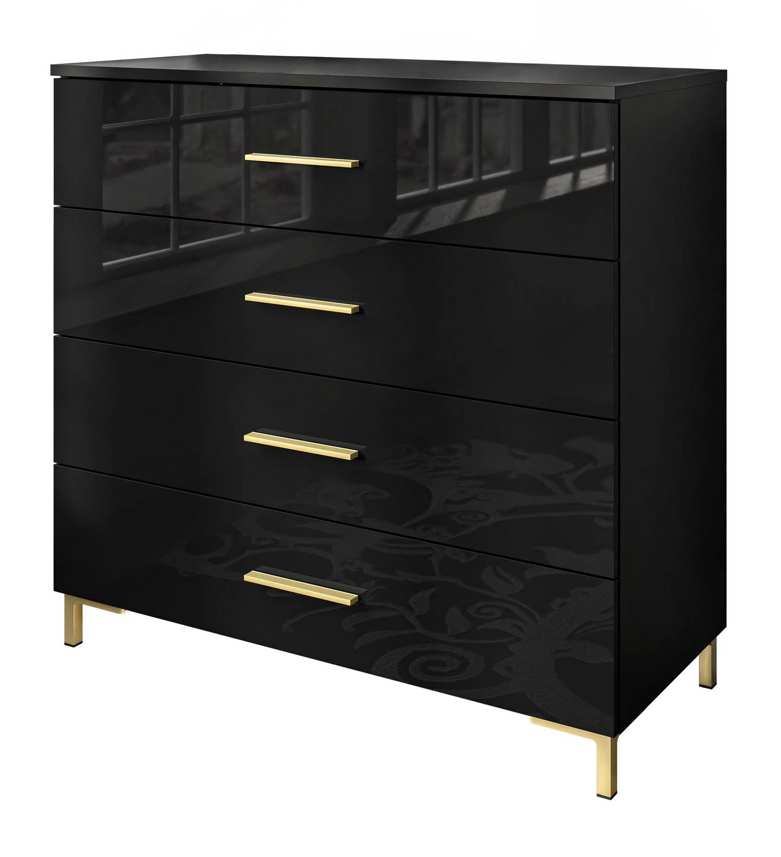 LINA GOLD 95 Kommode Griffe LED kaufen | home24