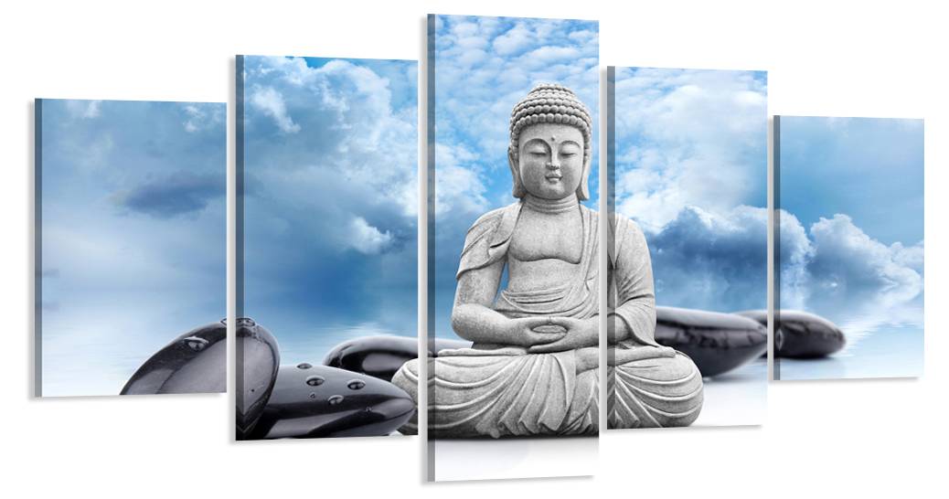5-tlg. Leinwandbild BUDDHA kaufen | home24