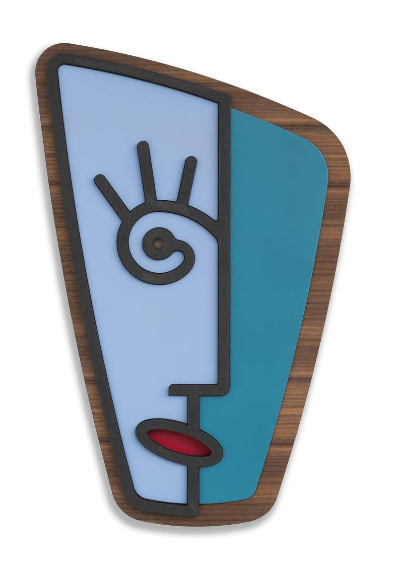 Masque decoratif mural One Line Mask #9 | Je commande ! | home24