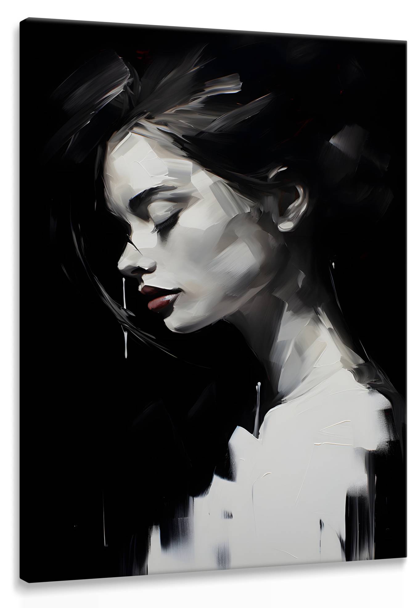 Tableau Canvas PORTRAIT Visage Peinture | Je commande ! | home24