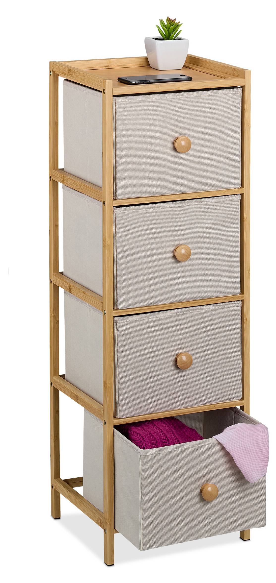 Smalle ladekast met 4 lades kopen | home24