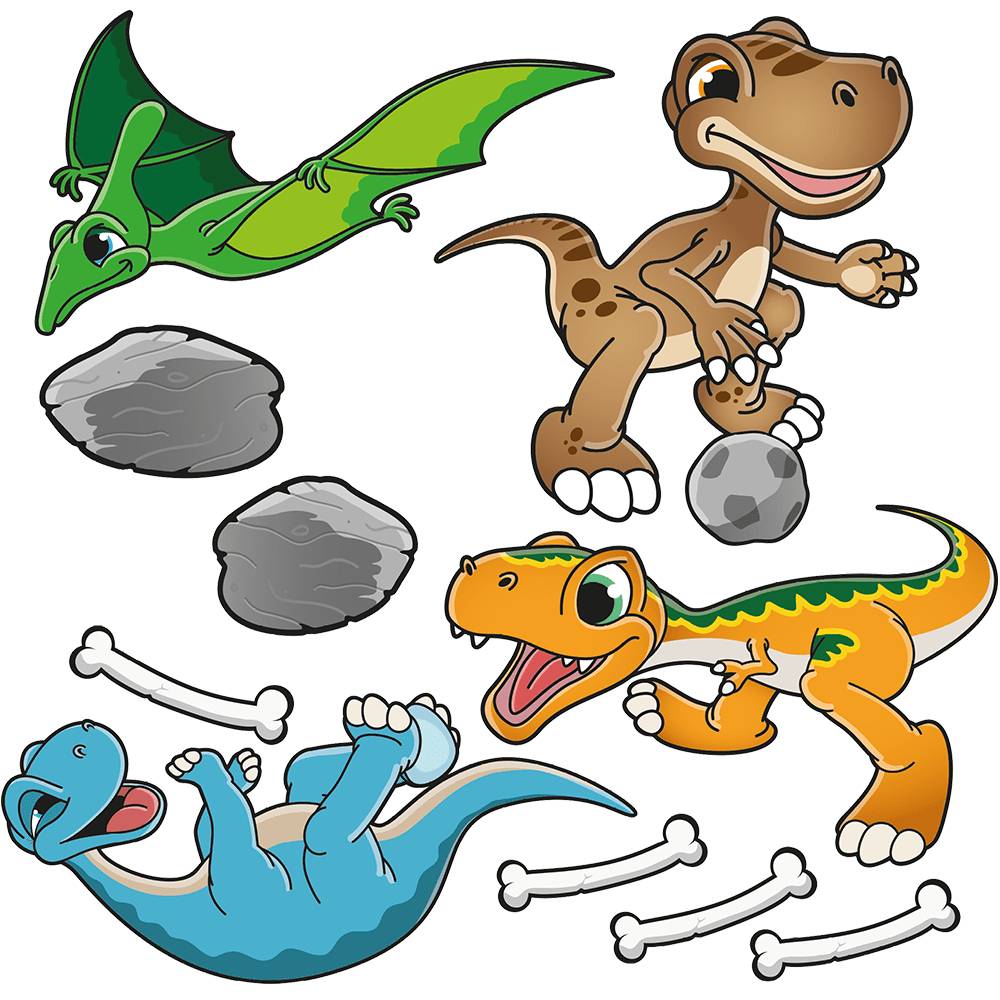 Wandtattoo - Spielende Dinofreunde kaufen | home24