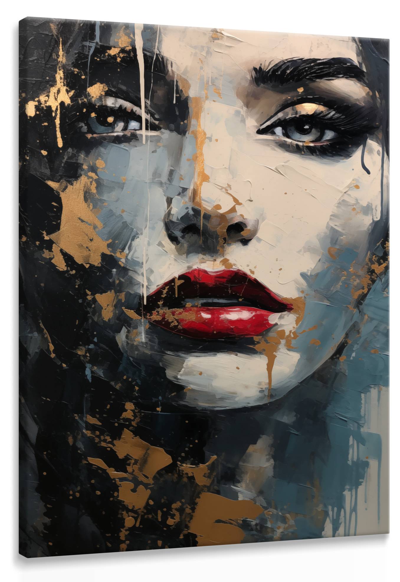Visage De Femme Peinture