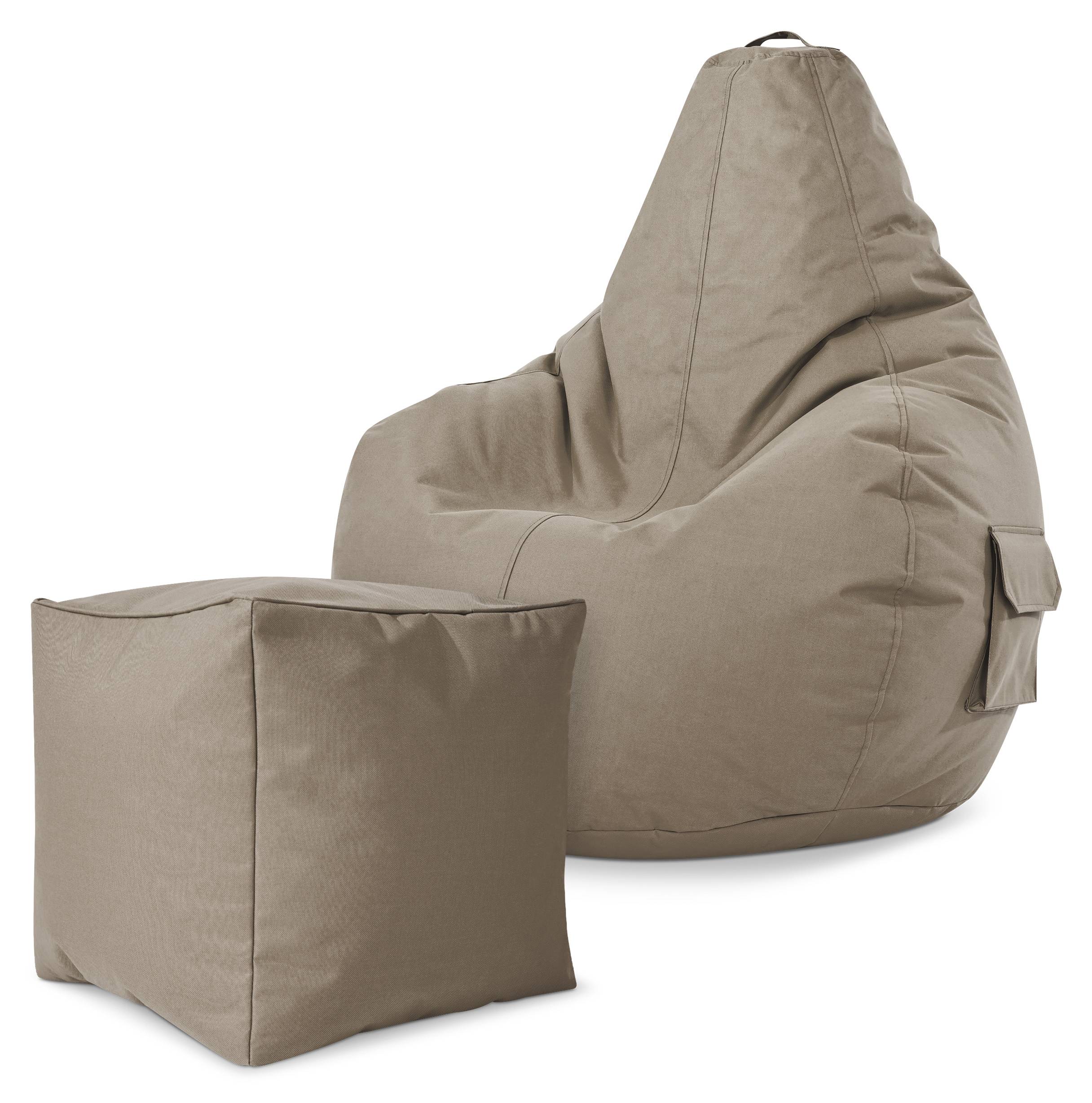 Gaming Sitzsack + Hocker "Cozy+Cube" kaufen | home24