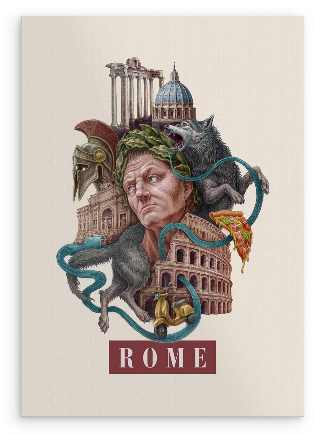 Poster Rom Pizza kaufen | home24