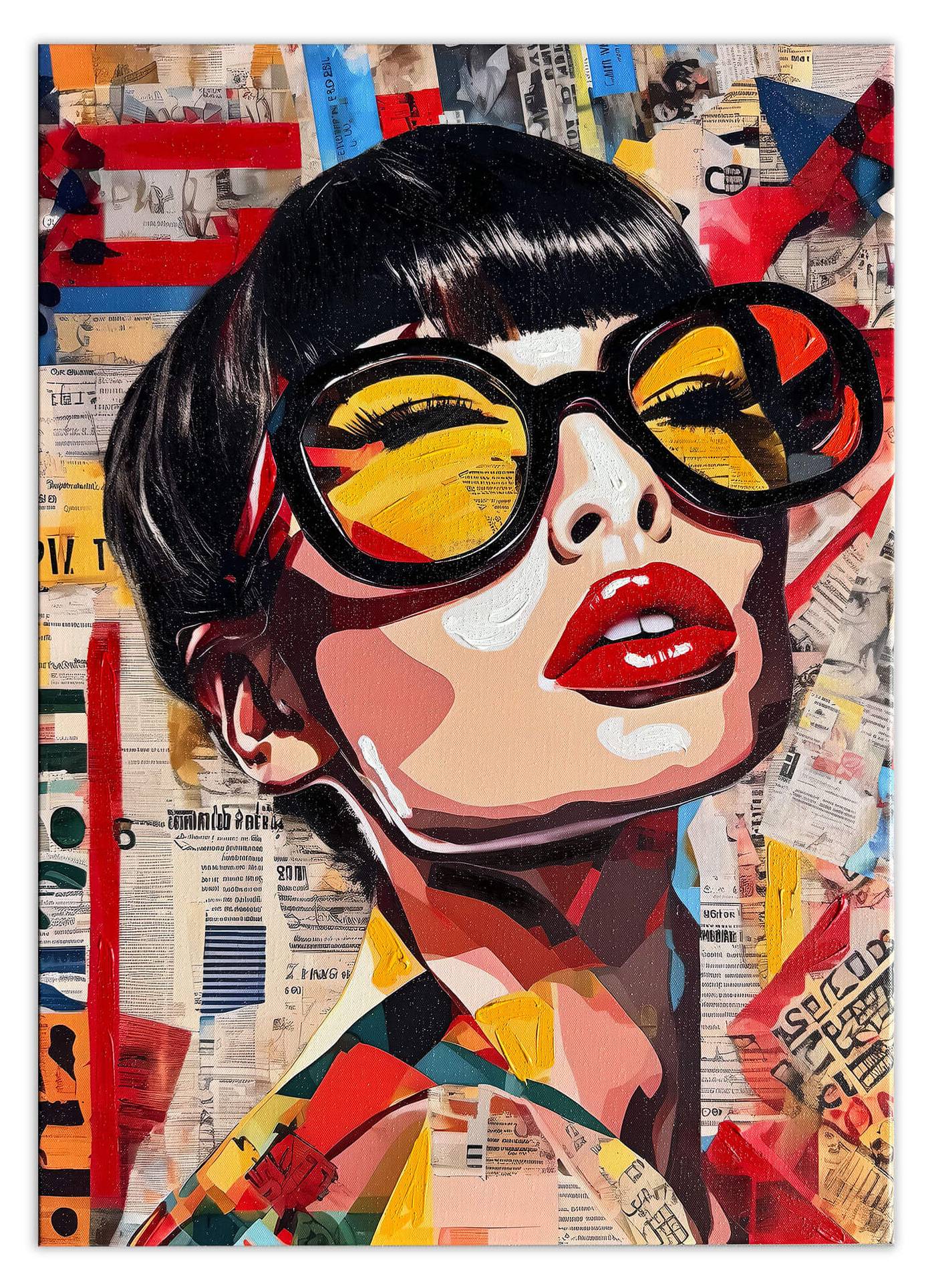 Impression "Visage femme Pop Art 3" | Je commande ! | home24
