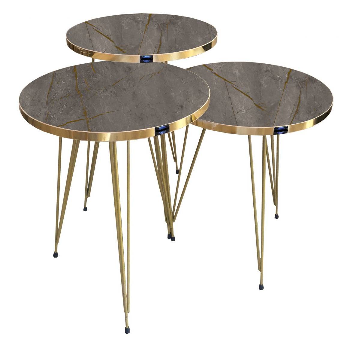 Beistelltisch 3 er Set Rund kaufen | home24