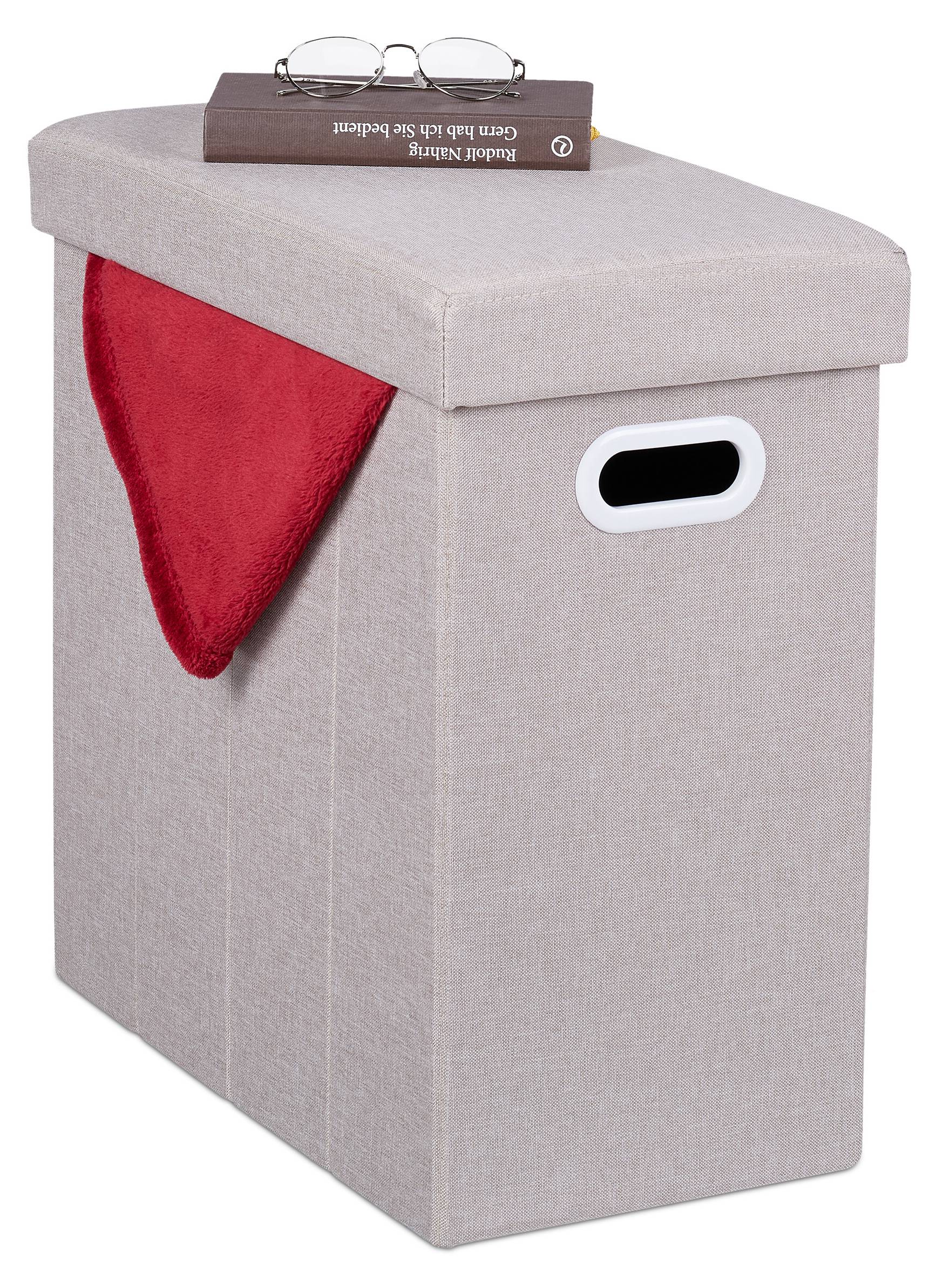 Sitzhocker mit Stauraum beige kaufen | home24