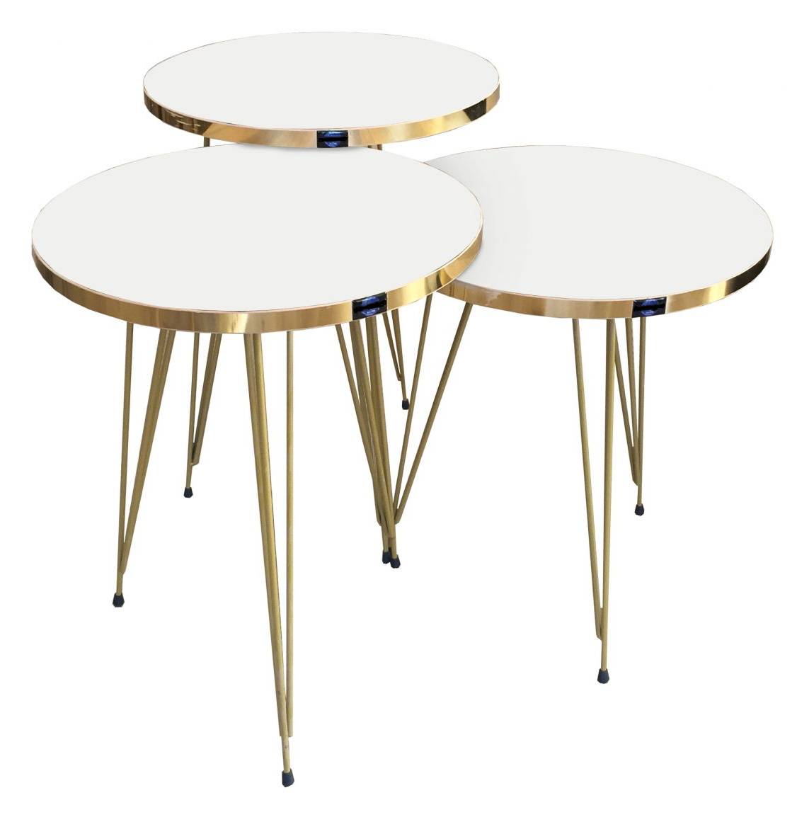 Beistelltisch Weiß Rund 3er Set kaufen | home24