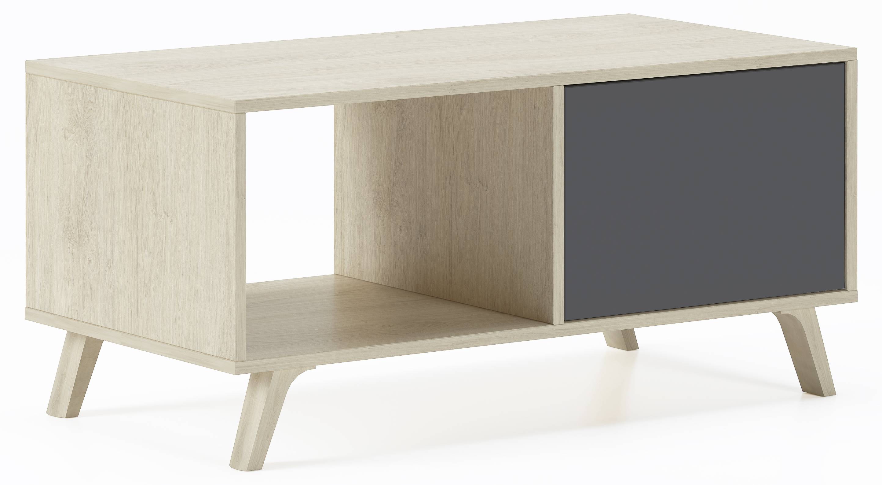 Table Basse coul. Chêne/Gris Anthracite | Je commande ! | home24