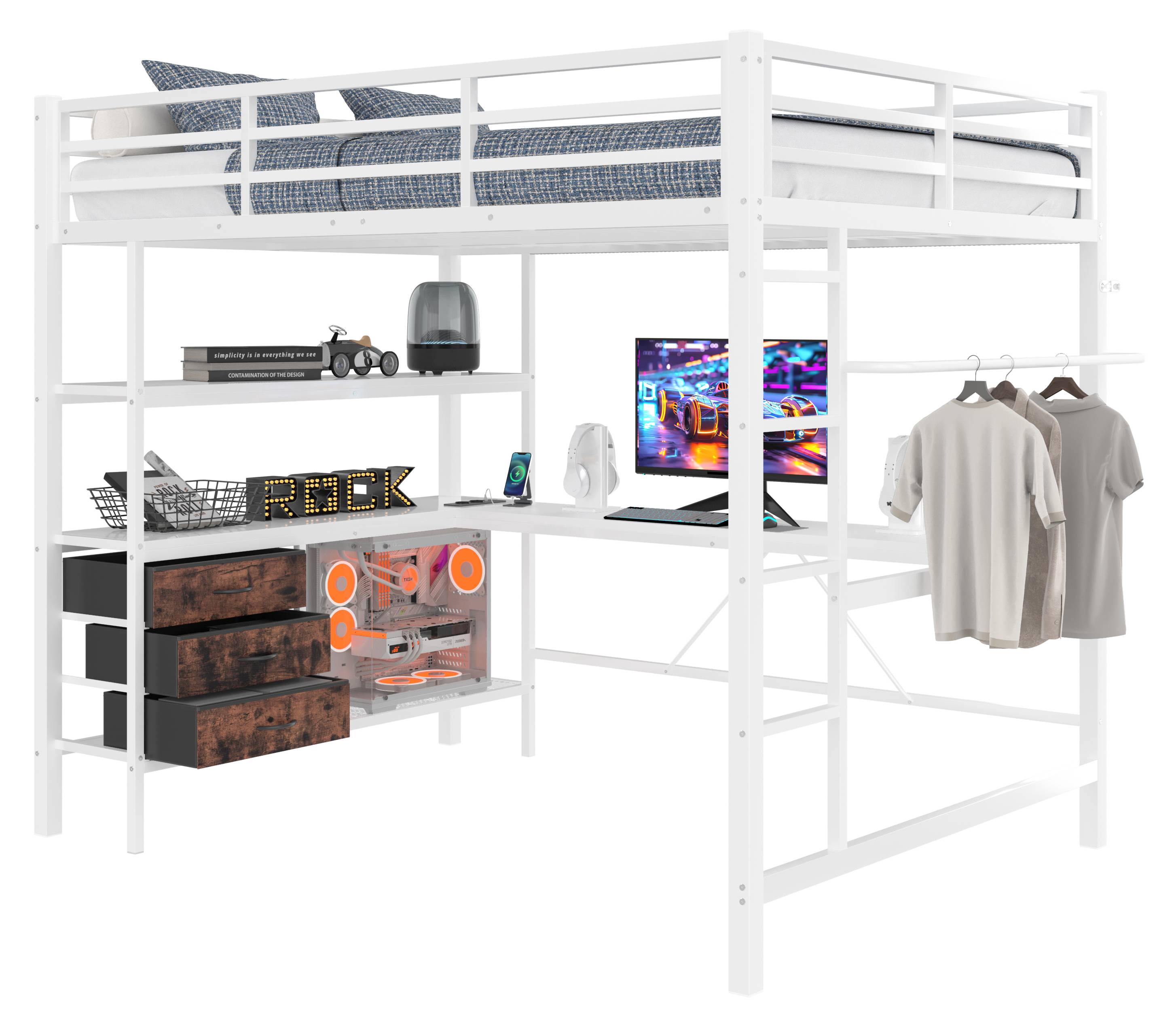 LED Hochbett BB5861 kaufen | home24