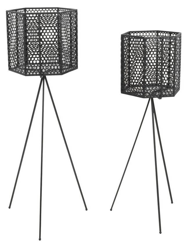 Set de 2 pots à fleurs Mesh Hexagon | Je commande ! | home24