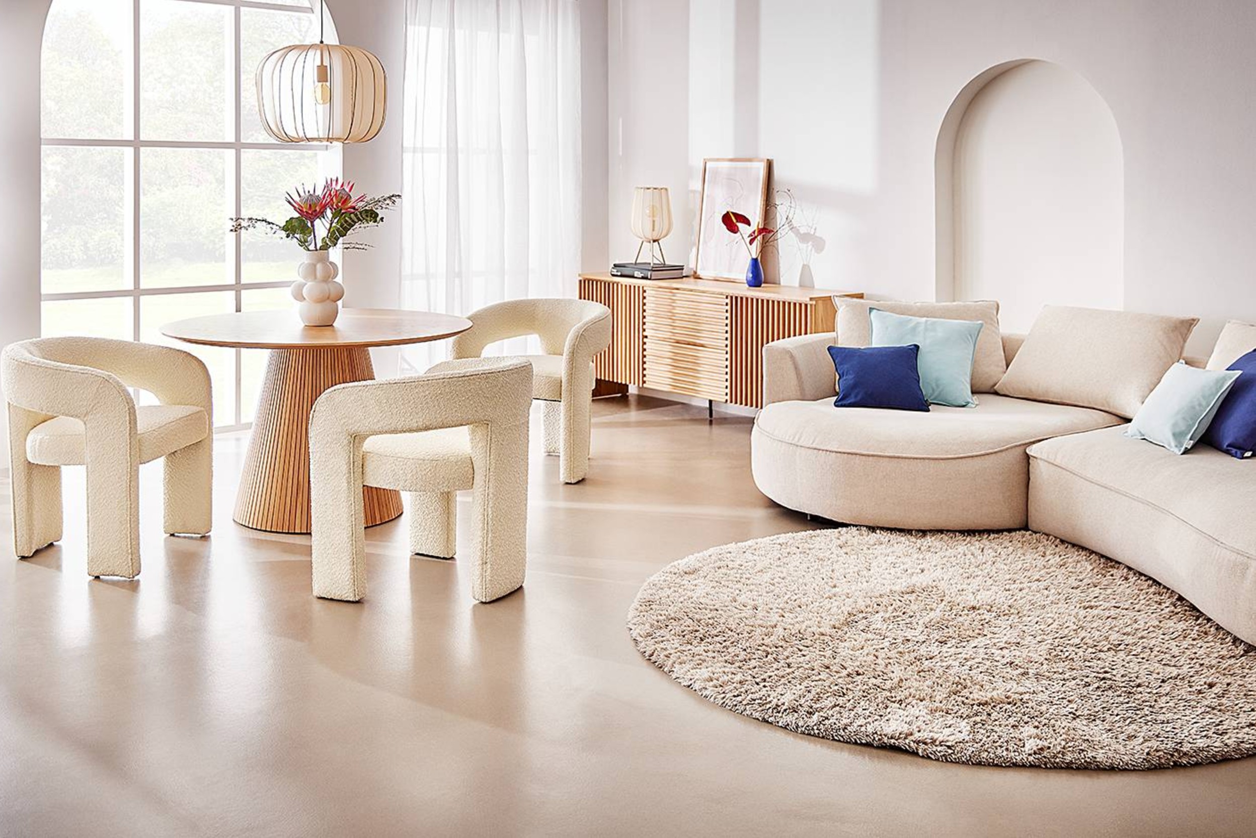 Wohn- und Esszimmer in einem Raum: 6 Ideen | home24